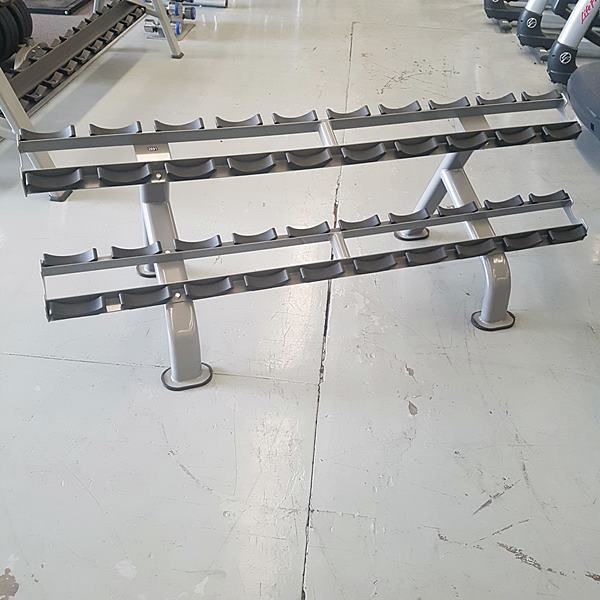 Commercial 2 Tier (10 Pair) Dumbbell Rack | Grays Fitness