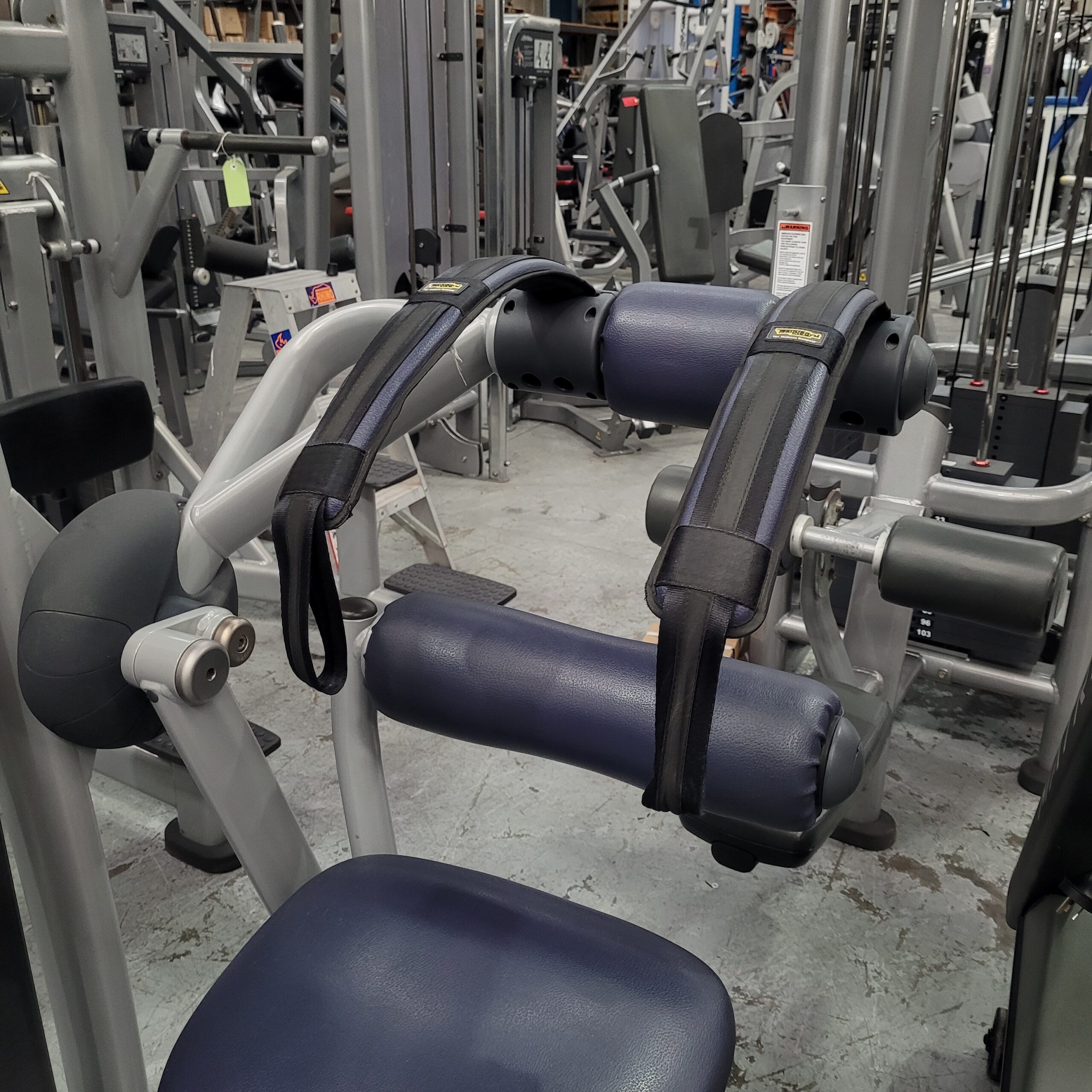Technogym Selection Total Abdominal - Silver Frame Navy Uplholstery ...