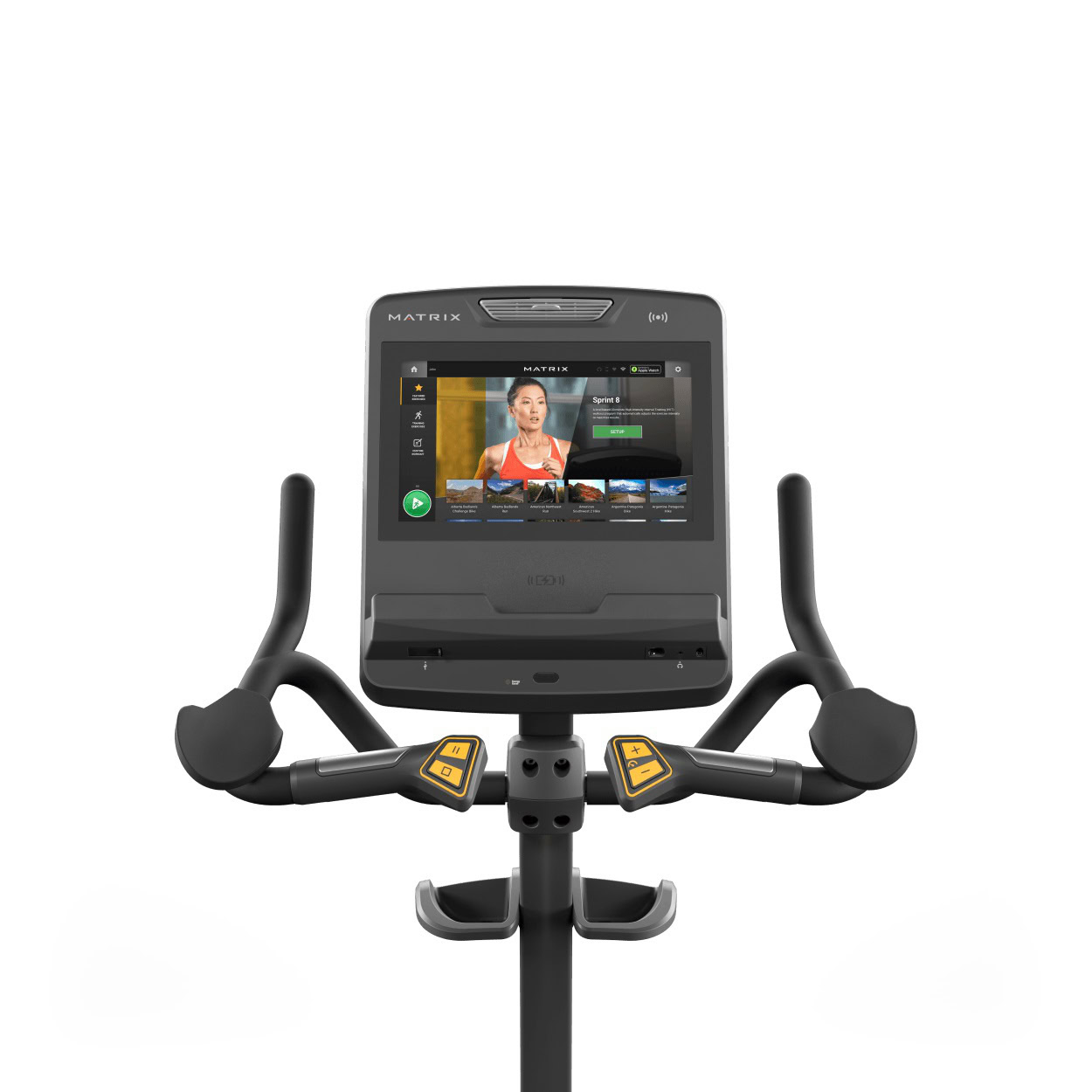 Matrix Endurance Upright Cycle With Touch Console | Grays Fitness