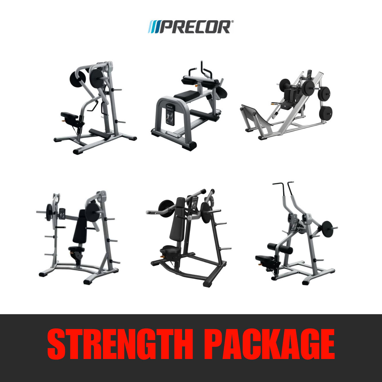 Precor Full Strength Plate Loaded Package | Grays Fitness