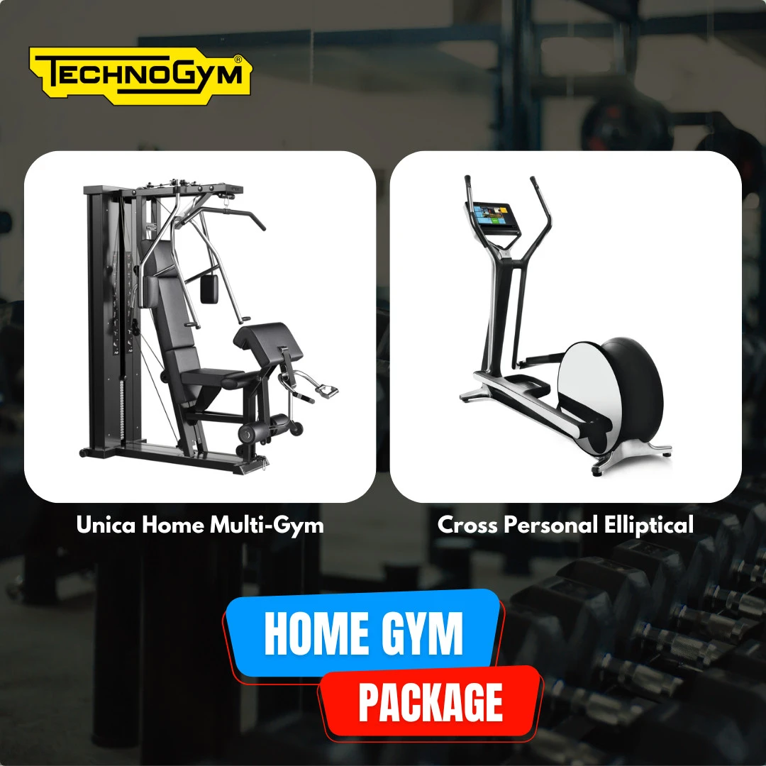 Technogym Cross Trainer and Unica Home Gym Package | Grays Fitness