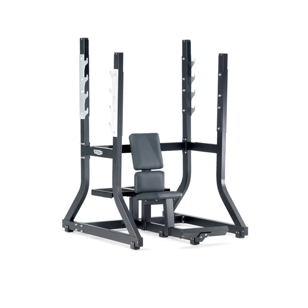Technogym Pure Olympic Military Bench - Silver Frame | Grays Fitness
