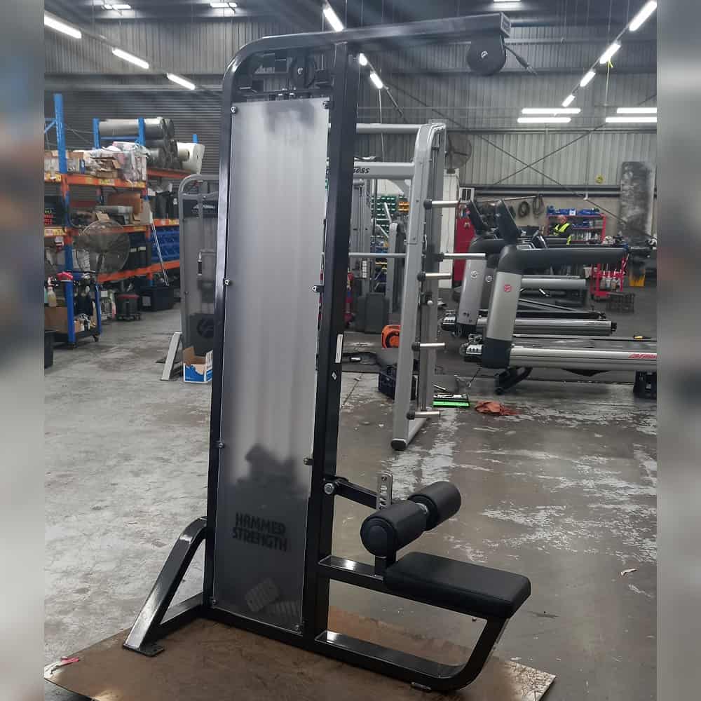 Hammer Strength Pin Loaded Lat Pulldown (Black) | Grays Fitness