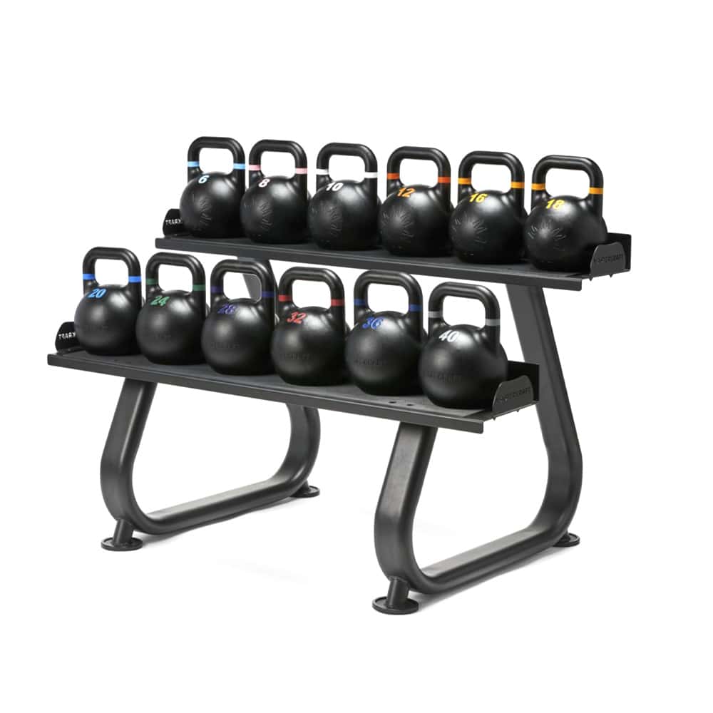 Masterkraft Kettlebell Rack (2 Tier) 2.0 - No Weights Included | Grays ...